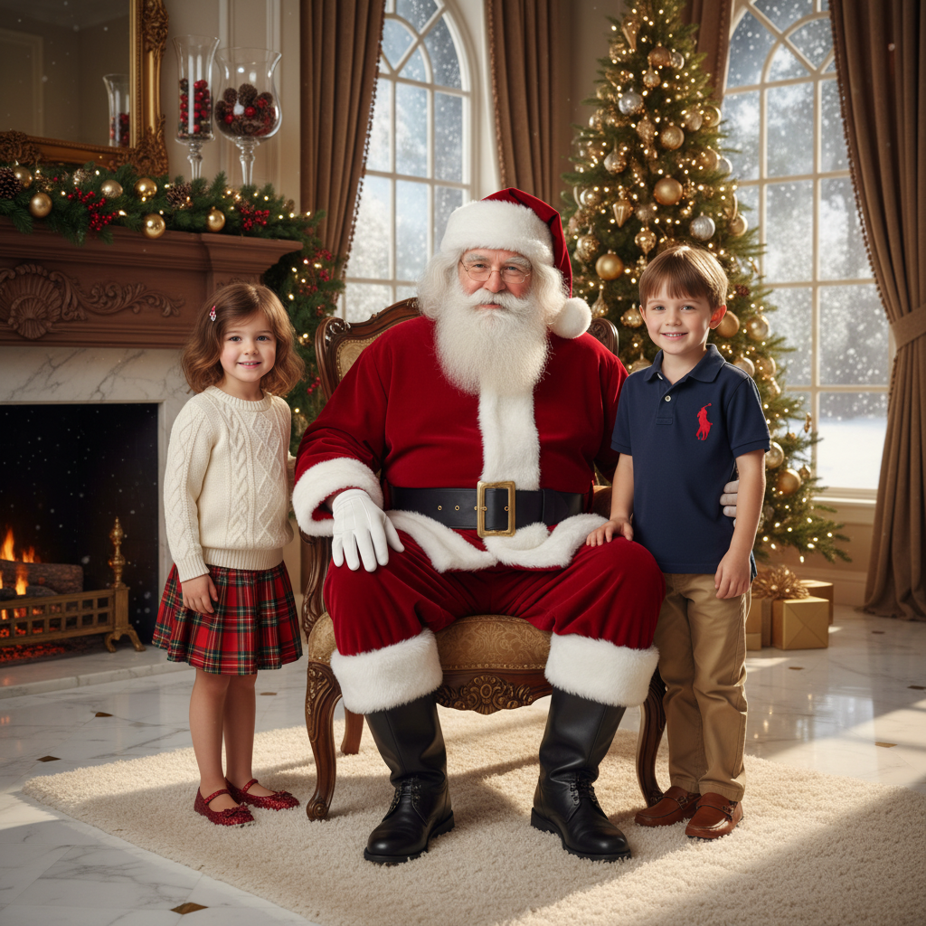 Create Magical Santa Photos from a Selfie | AI Christmas Portraits by ...